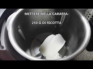 Torta leggera alla ricotta e gocce di cioccolato con Monsieur Cuisine Plus