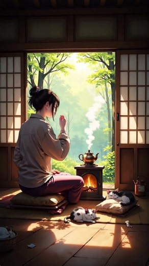 Peaceful Days in a Japanese Mountain Village | Ghibli Style Cozy Life