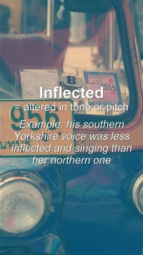 Word of the Day: Inflected #Shorts