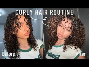 Curly Hair Routine