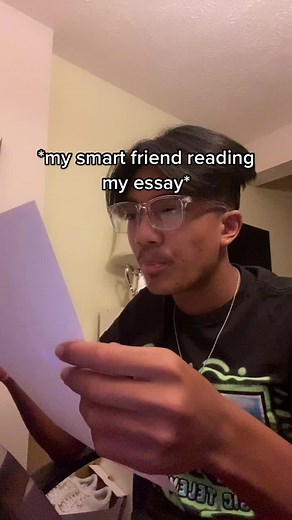 i always think my essay sounds done until i let them edit it🤦‍♂️😹