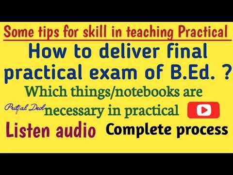 How to deliver final lesson plan for B.Ed. practicals // Some tips and tricks for good performance