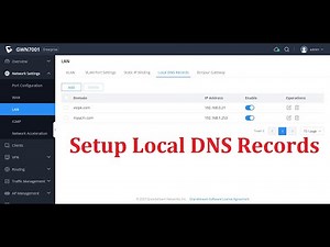 Local DNS Records in Grandstream Routers – Complete Configuration Guide