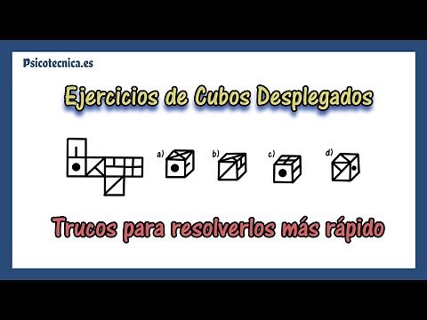 🎲 Psicotécnicos de razonamiento espacial, ejercicios y trucos de figuras y cubos