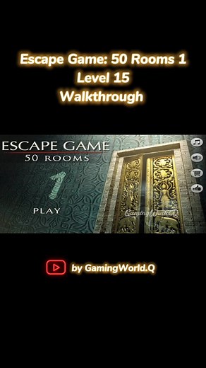 Escape Game: 50 Rooms 1 Walkthrough - Level 15 #EscapeGame #Walkthrough