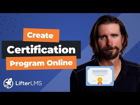 Create Certification Program Online