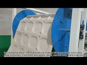Biodegradable Rice Husk Based Food Plate Making Machine