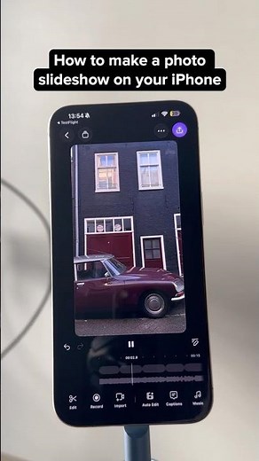 How to make a photo slideshow on iPhone | Easy iPhone photo slideshow with music