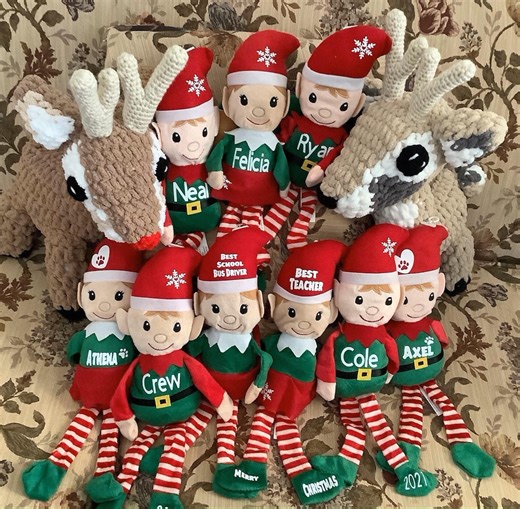 Personalized Christmas Elf Doll: Custom Name Stocking Stuffer - Etsy