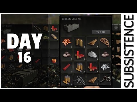 Awesome locked crate on a stormy day in Subsistence