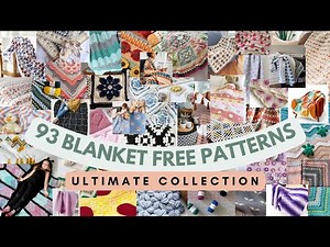 Every Crochet Blanket Pattern You Need | 93 Free Designs Temperature Blankets to Granny Squares