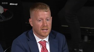 9.3K views · 340 reactions | “It’s a disgrace. Some things are inexcusable and that is inexcusable” This BBC Question Time audience member cites his family’s experiences in lockdown and criticises the behaviour revealed in partygate. | BBC Question Time | Facebook