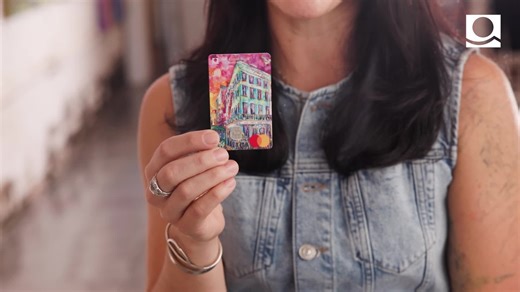 2.5K views · 26 reactions | Have you seen the newest debit card designs at Gulf Coast Bank? You can now carry art from Becky Fos in your wallet. | Gulf Coast Bank & Trust Co. | Facebook