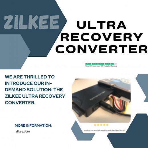 Zilkee on Instagram: "Introducing the Zilkee Ultra Recovery Converter! Designed with simplicity in mind, our product allows you to retrieve your valuable data with ease. Just plug it in, and you’re ready to go. Compatible with SATA and IDE docking interfaced hard drives, this converter ensures a hassle-free recovery process. Interested? Check out the pricing and make your purchase by following the link below: 👇 https://www.zilkee.com/products/zilkee-hard-drive-converter2 If you have any questio