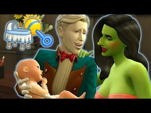 A realistic home birth for a Witch & a Fairy! // Sims 4 realistic birth mod