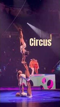 acrobatic hand-to-hand balancing in Ringling Brothers Circus #circusartist #girlpower #magical #fun
