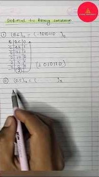 convert decimal number into binary number |how to convert decimal to binary / decimal to binary