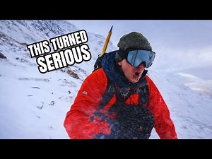 Snowdon in Full Winter Conditions, forced us to change plans