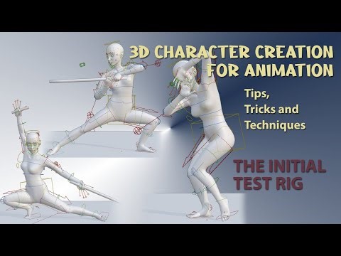 3D Character Creation for Animation - Initial Test Rig