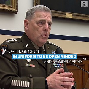 43K views · 660 reactions | "What is wrong with understanding...the country which we are here to defend?” Gen. Mark Milley, addresses Critical Race Theory: "It is important that the leaders—now and in the future—do understand it." https://abcn.ws/3gWPnvj | ABC News Politics | Facebook