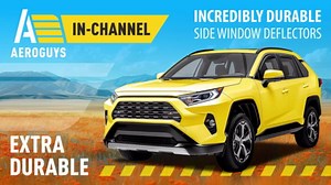 Extra Durable Window Deflectors in-Channel Window Visors Rain Guards Fit for Mazda CX-30 2020-2026, Sun Visors, Wind Vent for Shades, Exterior Car Accessories - 4pcs. AG0483