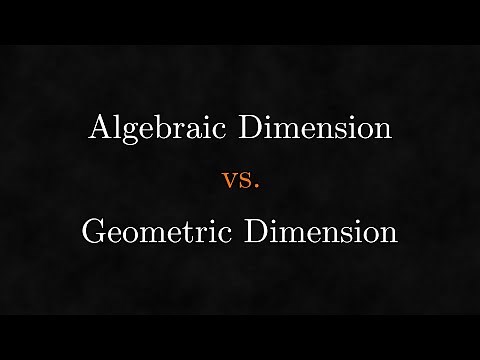 Dimension is Multi-Dimensional - From Zero to Geo 1.10