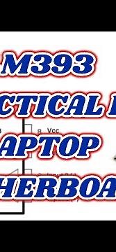LM393 Comparator Practical in Laptop Motherboard | Online laptop repairing video course
