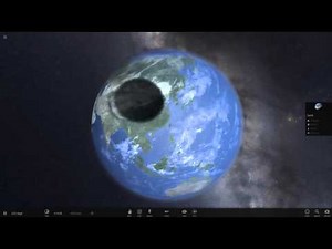 Simulate a Solar Ecplises (Universe Sandbox 2)