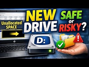 How To Create NEW DRIVE In HP Laptop (Windows 10 / 11) — Safe, No Data Loss