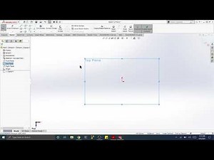SolidWorks | 1-2 Select a Drawing Plane |