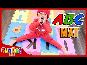 Alphabet Song | ABC MAT | ABC Phonics for Toddlers & Kids | Nursery Rhymes | Preschool - ‪@FunDayKid‬