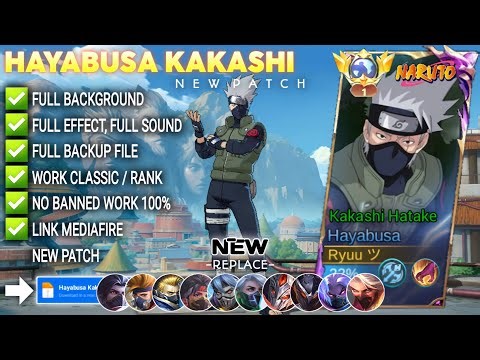 Script Skin Hayabusa Kakashi - Kakashi Hatake No Password | Full Effect Voice | Patch Terbaru