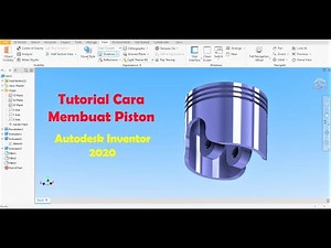 Tutorial Cara Membuat Desain Piston Di Autodesk Inventor