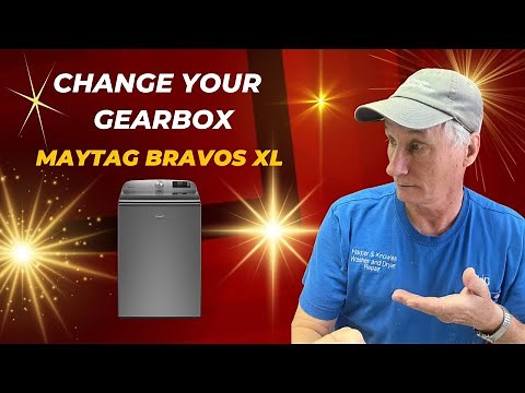 How to Replace the Transmission/Gearbox on Maytag Bravos XL Washer