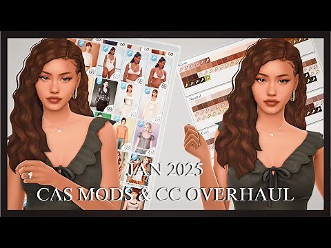 Must Have Custom Content for Jan 2025 | The Sims 4 CC & Mods for CAS (20+ CC Links)
