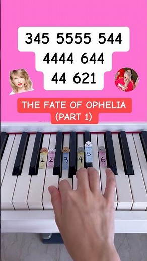 The Fate of Ophelia - Taylor Swift (Part 1) (Piano Tutorial) #easypianotutorial
