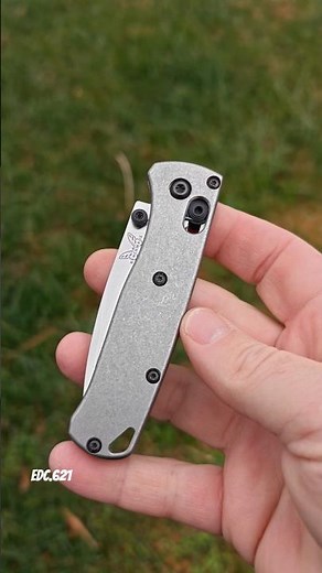 Benchmade mini bugout with titanium scales. GONE
