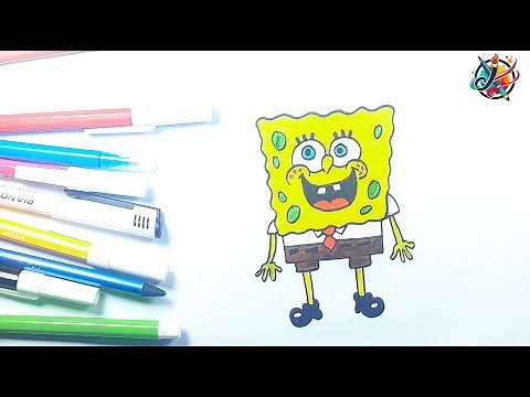 How To Draw SpongeBob SquarePants Easily Step By Step