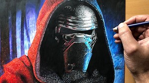 Drawing Kylo Ren | Star Wars Villain Brought to Life in Time-Lapse