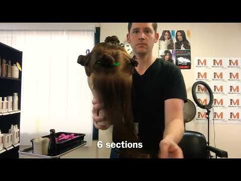 Beach wave perm tutorial