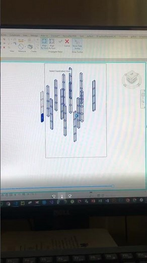 Structural rebar place with propagate rebar tool with Autodesk Revit.