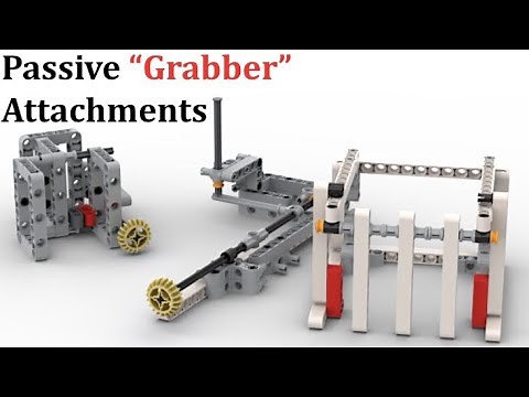 4 levels of "Grabber" Attachments for FLL