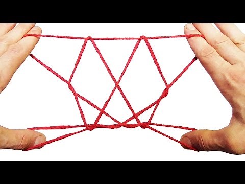 Cat's Cradle String Trick! How To Make A Butterfly String Figure