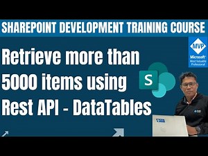 Retrieve More Than 5000 Items Using Rest API Data Tables