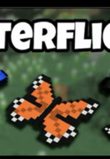 ‏Butterfly 🦋 Mod #minecraft #minecraftbedrock #fyp