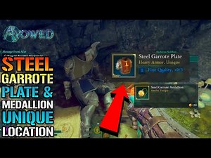 Avowed: "Steel Garrote Plate & Medallion" Unique Location Guide! How To Get 2 Amazing Uniques TODAY