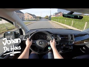 VW MULTIVAN T6 2.0TDI 204 HP POV TEST DRIVE