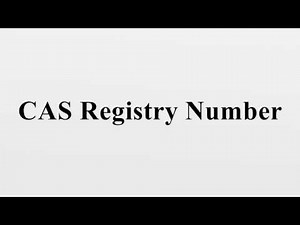 CAS Registry Number
