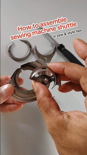 How to assemble sewing machine shuttle #sewingtipsandtricks #sewingmachine #diycrafts