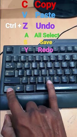 Basic important computer shortcuts